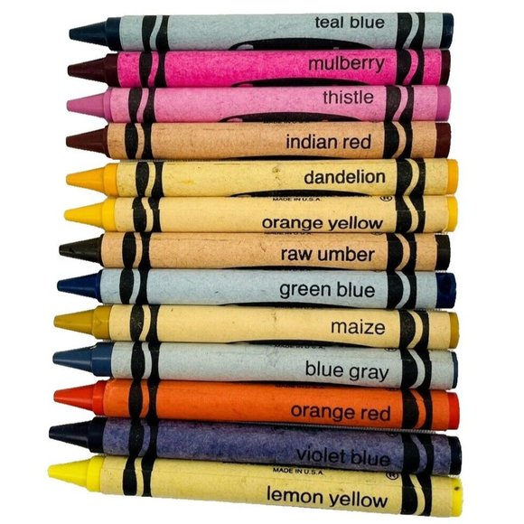 Crayola | Office | 3 Retired Crayola Crayon Collector Vintage Color Lot ...